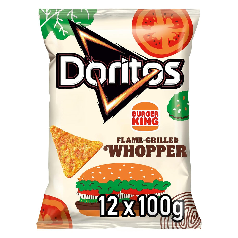 Doritos Burger King Whopper grillé à la flamme 12x100g – Lecker24